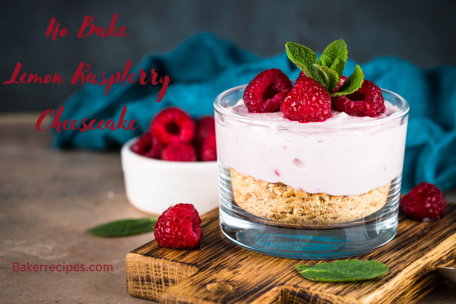 No Bake Lemon Raspberry Cheesecake Recipe – Baker Recipes