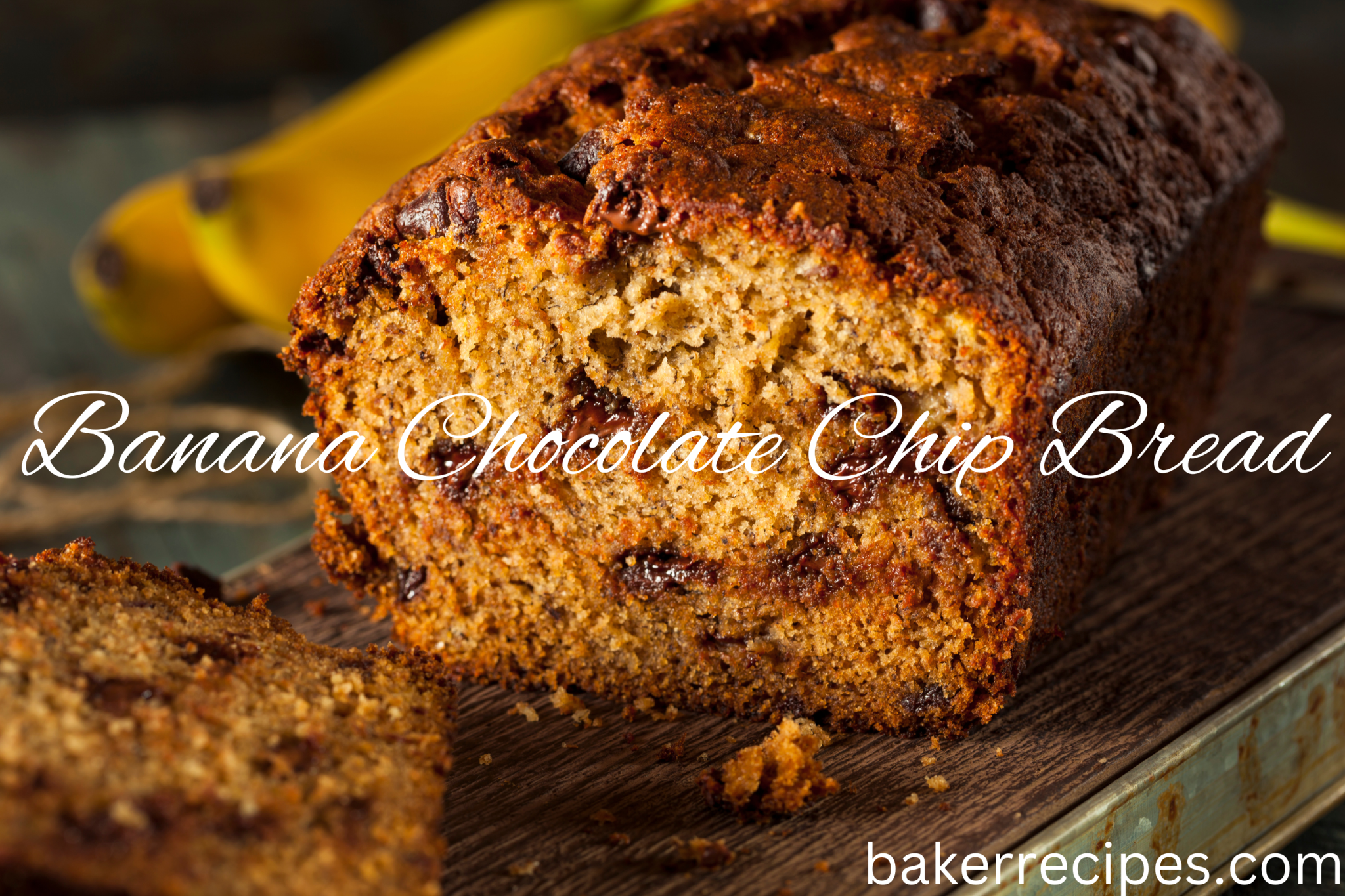 Moist Banana Chocolate Chip Bread Recipe – Baker Recipes