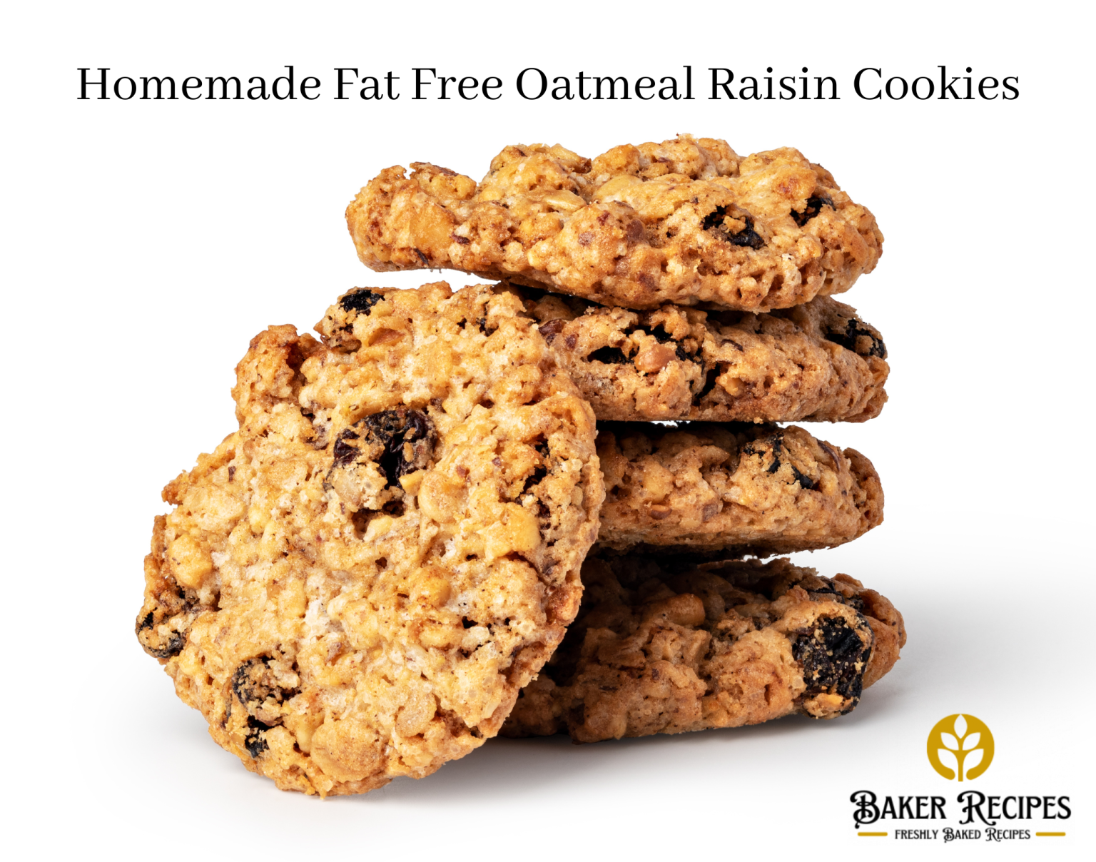 Homemade Fat Free Oatmeal Raisin Cookies – Baker Recipes